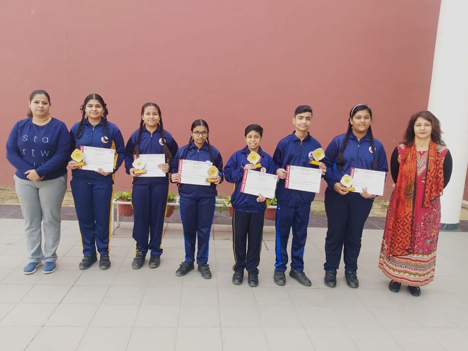 Singing stars of MMIS Sadopur brought laurels to the school once again ...